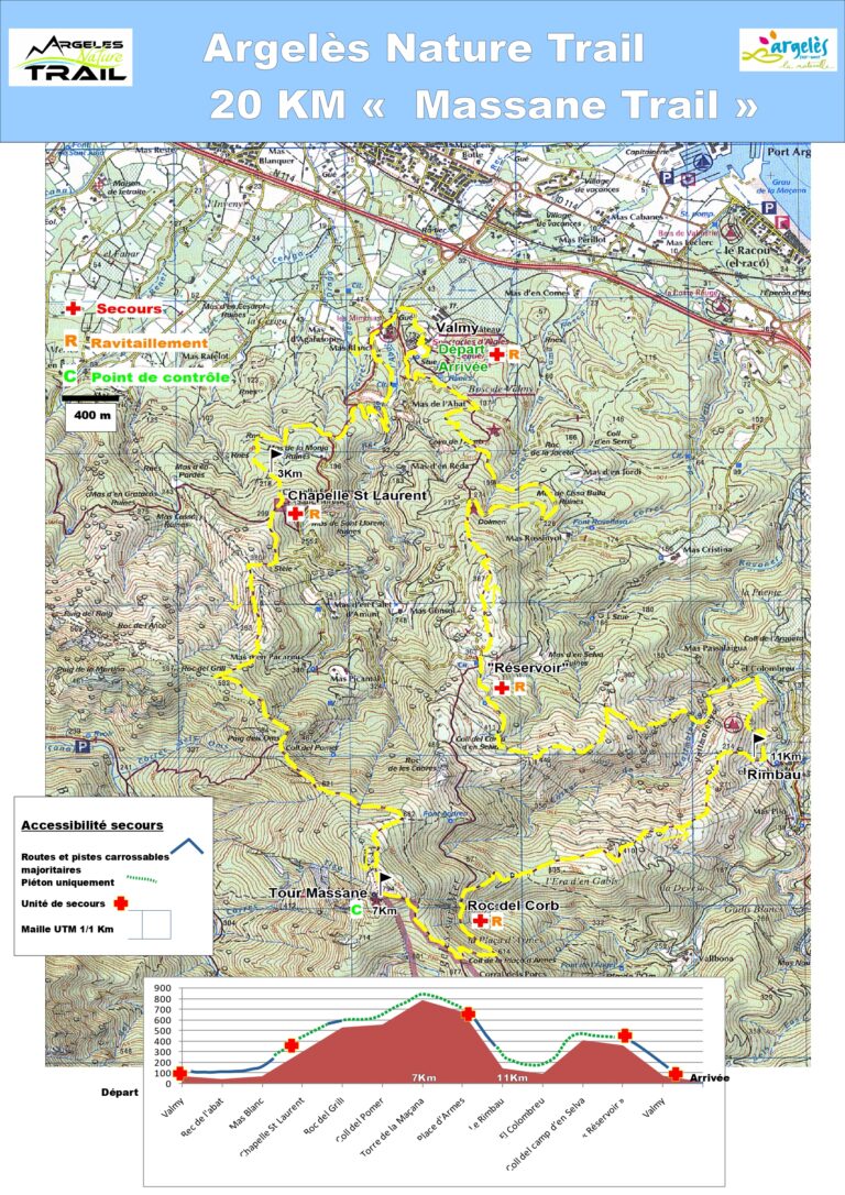 Course 24km 2025 – Argeles Nature Trail